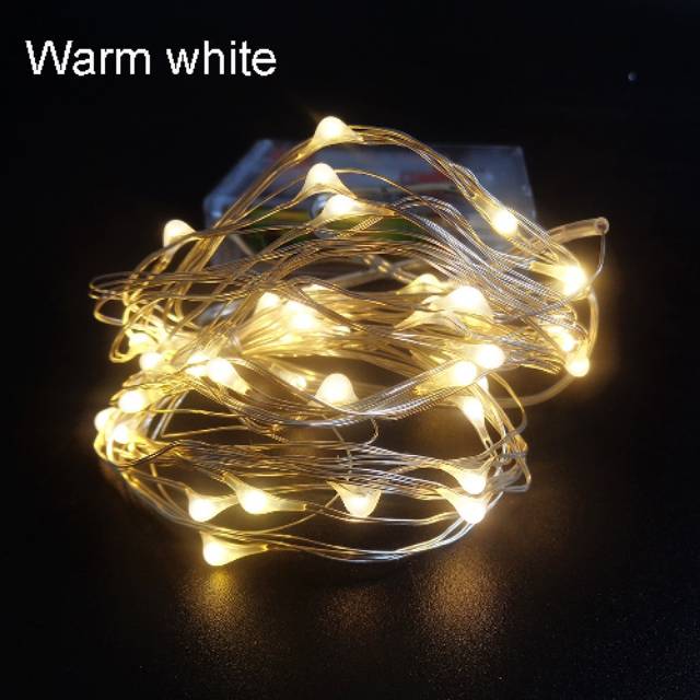 Jual [Kualitas Super] Lampu String LED 2.5M & 5M Kawat Tembaga Tenaga ...