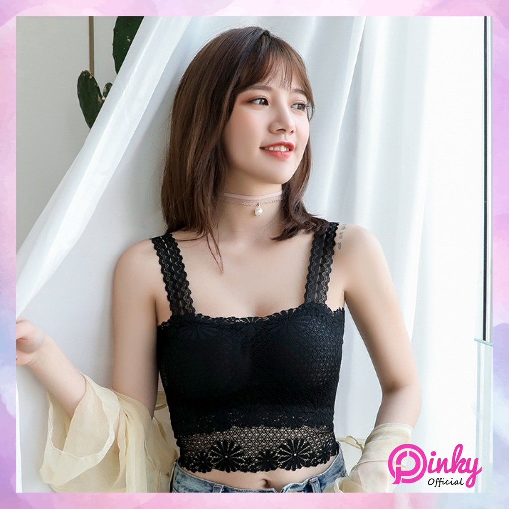 Jual Pinky Bra Tanktop fashion wanita tanpa kawat bh pakaian dalam ...