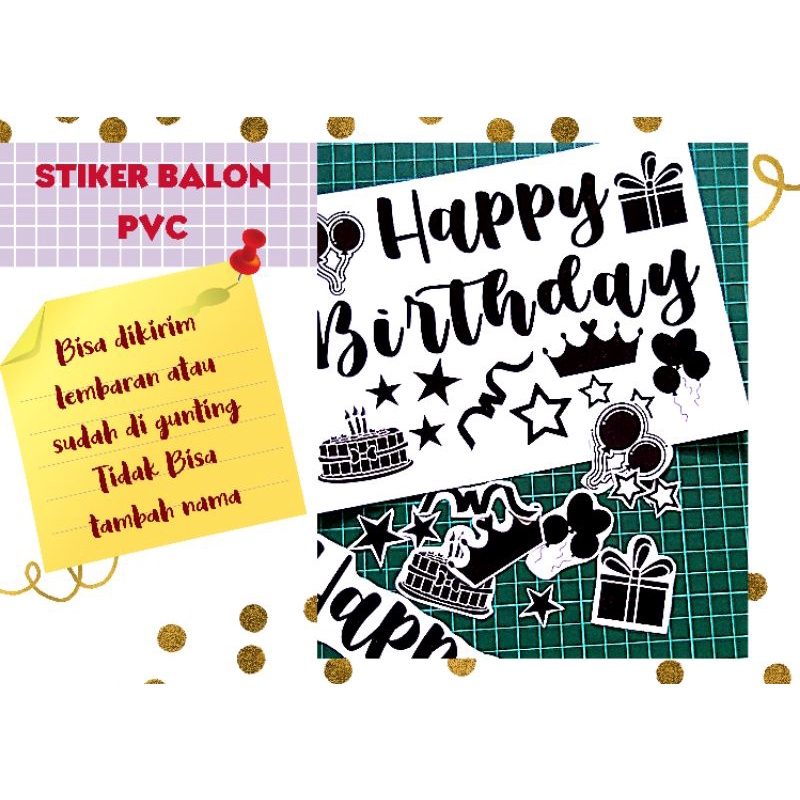 Jual Stiker transparan Balon PVC transparan murah | Shopee Indonesia