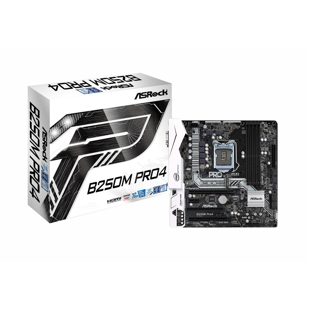 Jual Motherboard ASROCK B250M Pro4 | Shopee Indonesia