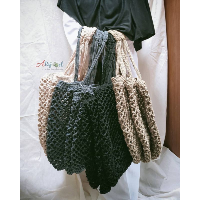 Jual Tas Jaring Rajut (Tas Belanja/Shopping) | Shopee Indonesia