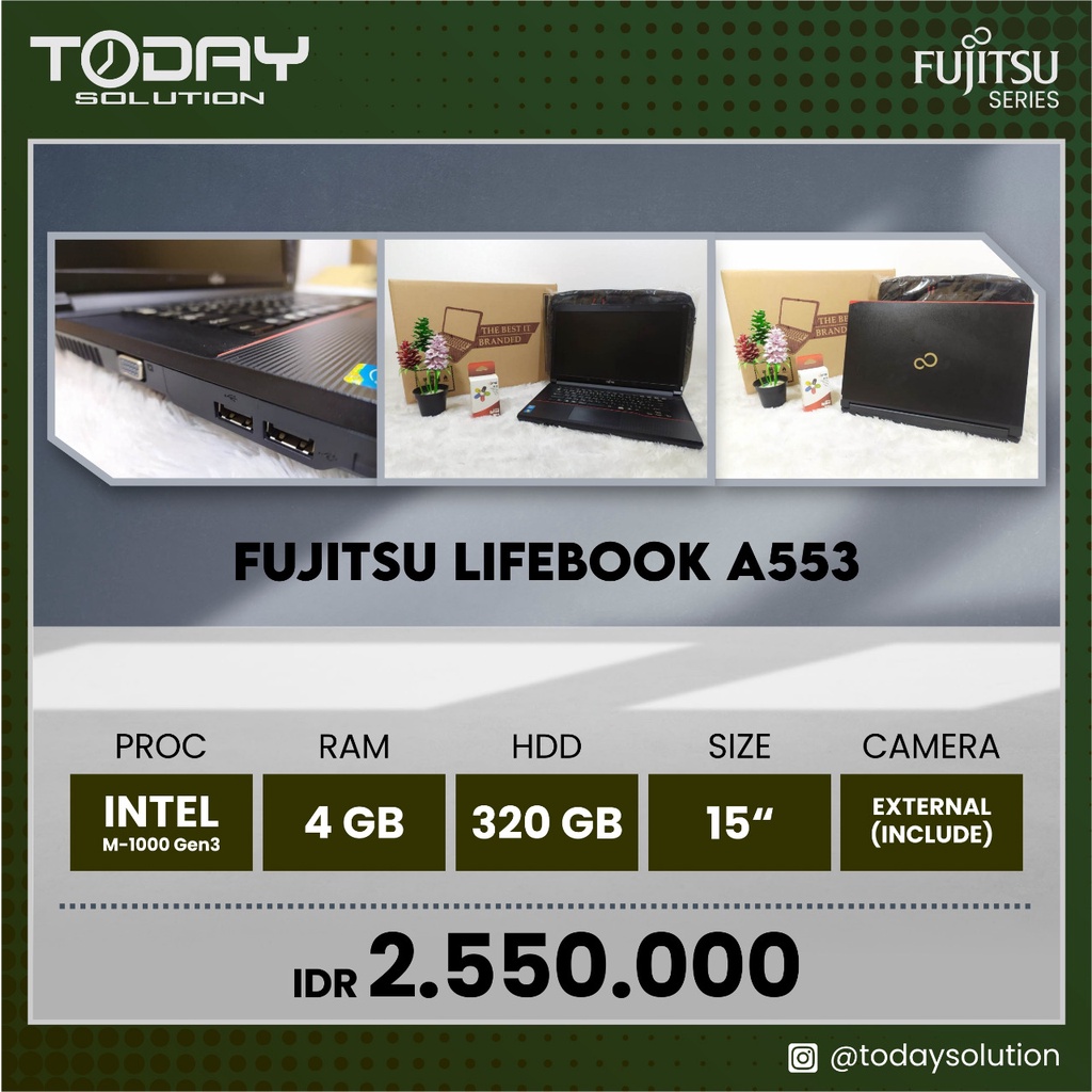 Jual FUJITSU LIFEBOOK A553 | Shopee Indonesia