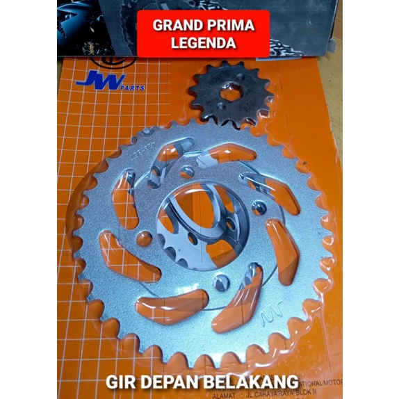 Jual GEAR GIR SET DEPAN BELAKANG 14 - 36T , HONDA GRAND PRIMA LEGENDA ...