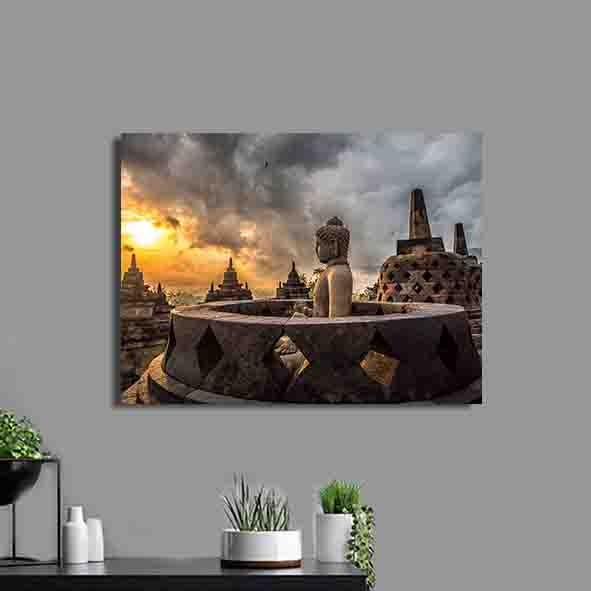 Jual Poster Candi Borobudur Wallpaper Hiasan Dekorasi Wall Decor ...