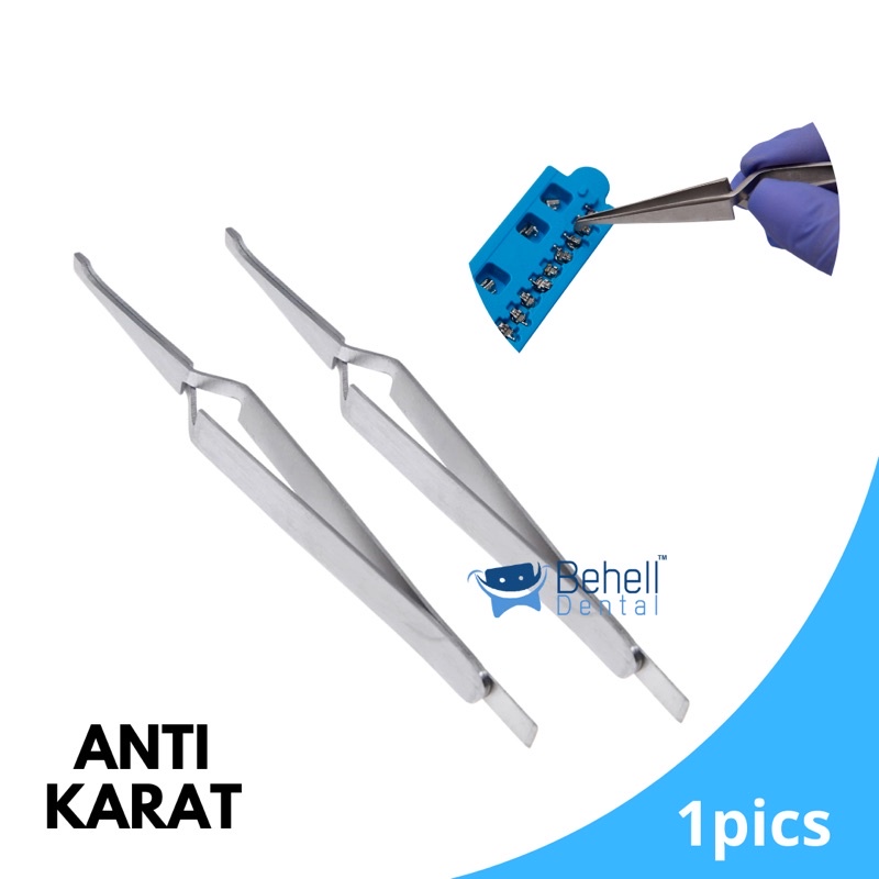 Jual BEHELLDENTAL - PINSET ORTHO BRACKET HOLDER BEHEL - TWEEZER DENTAL ...