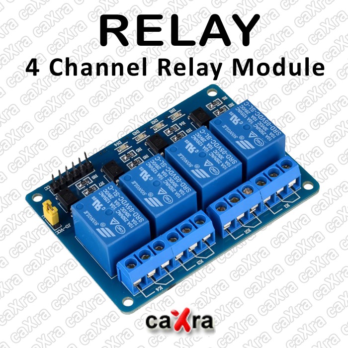 Jual Relay 5V 4 Channel Module Arduino Raspberry Pi | Shopee Indonesia
