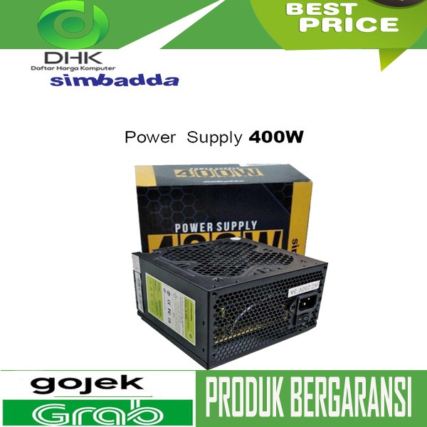 Jual POWER SUPPLY PSU SIMBADDA 400W resmi | Shopee Indonesia