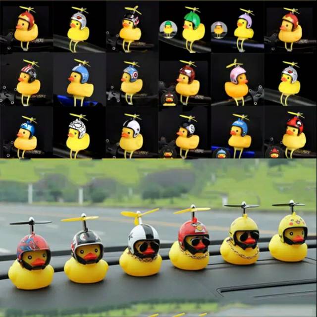 Jual Bebek kuning pake helm teman perjalanan | Shopee Indonesia