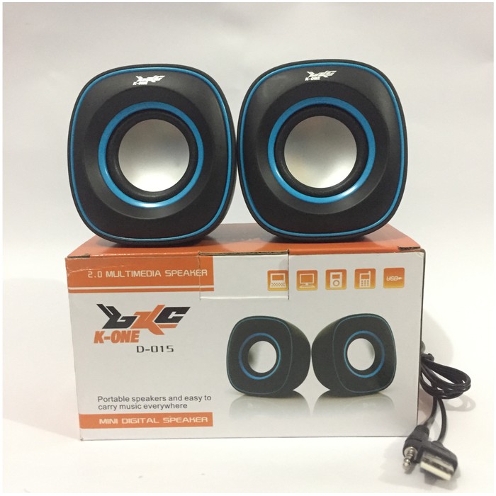 Jual Mini Digital Speaker Audio Multimedia Usb 2.0 K-One D-015 speaker aktif | Shopee Indonesia