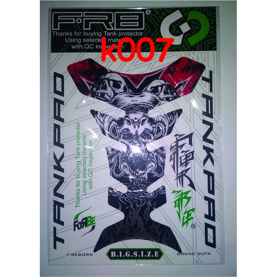 Jual TANKI-TANGKI STICKER RESIN TENGKI TANKPAD UNIVERSAL MOTIF ...