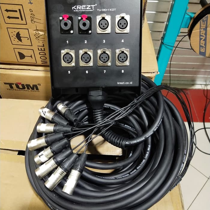 Jual Snake Kabel 8 Channel Komplit 50 Meter | Shopee Indonesia