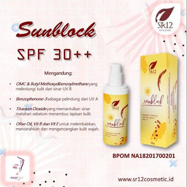 Jual Sunblock SR12/Penangkal Sinar Matahari | Shopee Indonesia