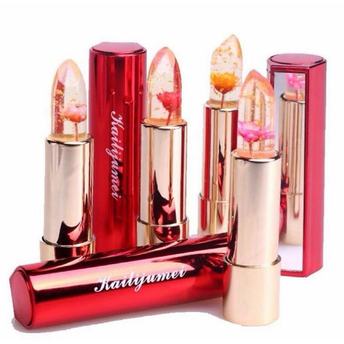 Jual SK217 kailijumei flower jelly lipstick ( lipstik bunga gold 24k ...