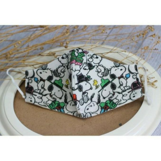 Jual Masker Kain Katun Dewasa Adult BTS BT21 Cloth Mask Bunny Snoopy ...