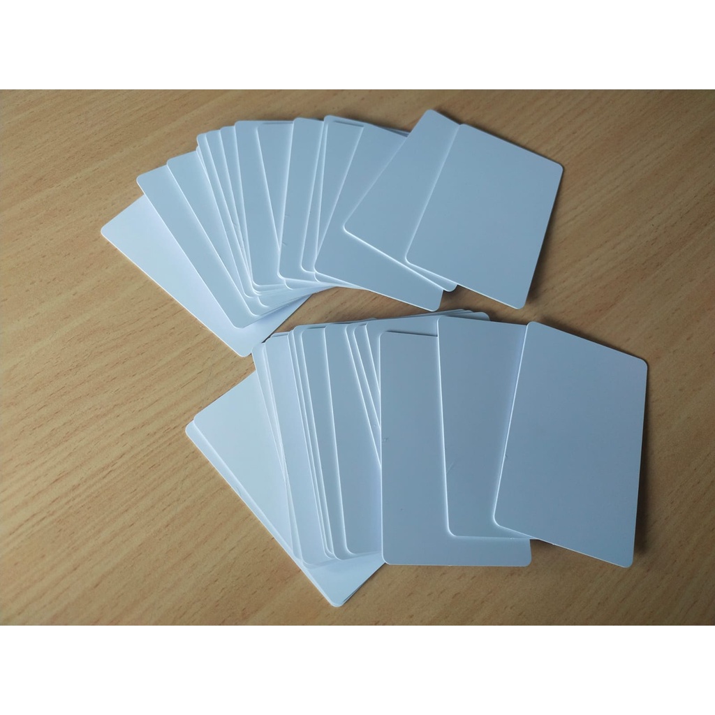 Jual Kartu PVC inkjet / ID Blank Card PVC Inkjet Isi 50 Pcs - Kualitas ...