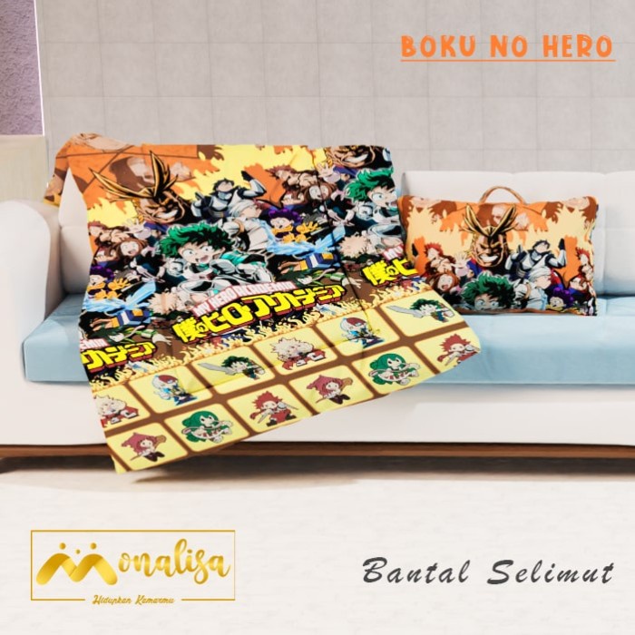 Jual Monalisa Bantal Selimut (BALMUT) Karakter Uk 150 x 220 - Boku No ...