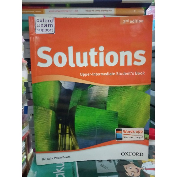 Jual BUKU SOLUTIONS UPPER INTERMEDIATE STUDENTS BOOK | Shopee Indonesia
