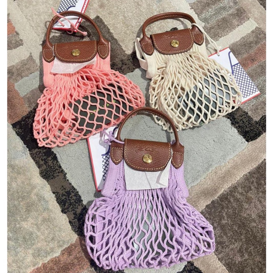 Jual Tas Wanita Branded Longchampp LC Le Pliage Filet Bag - 100% ...