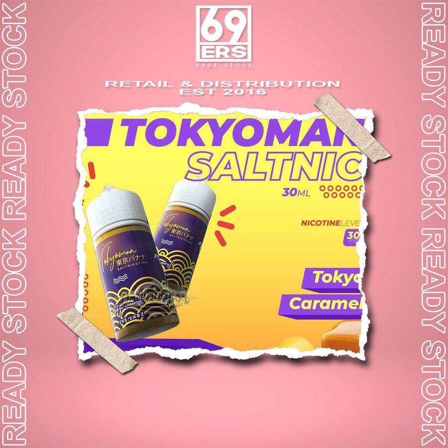 Jual Liquid Tokyo man Caramel Salt Nic 30ML - tokyoman saltnic | Shopee ...