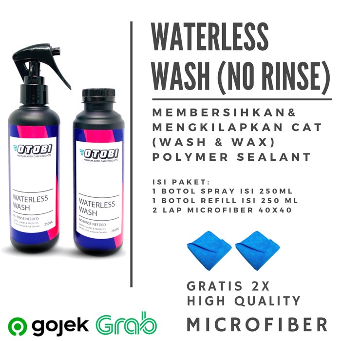 Jual Paket Waterless Wash (Cuci Mobil Tanpa Air) Wax Hydrophobic ...