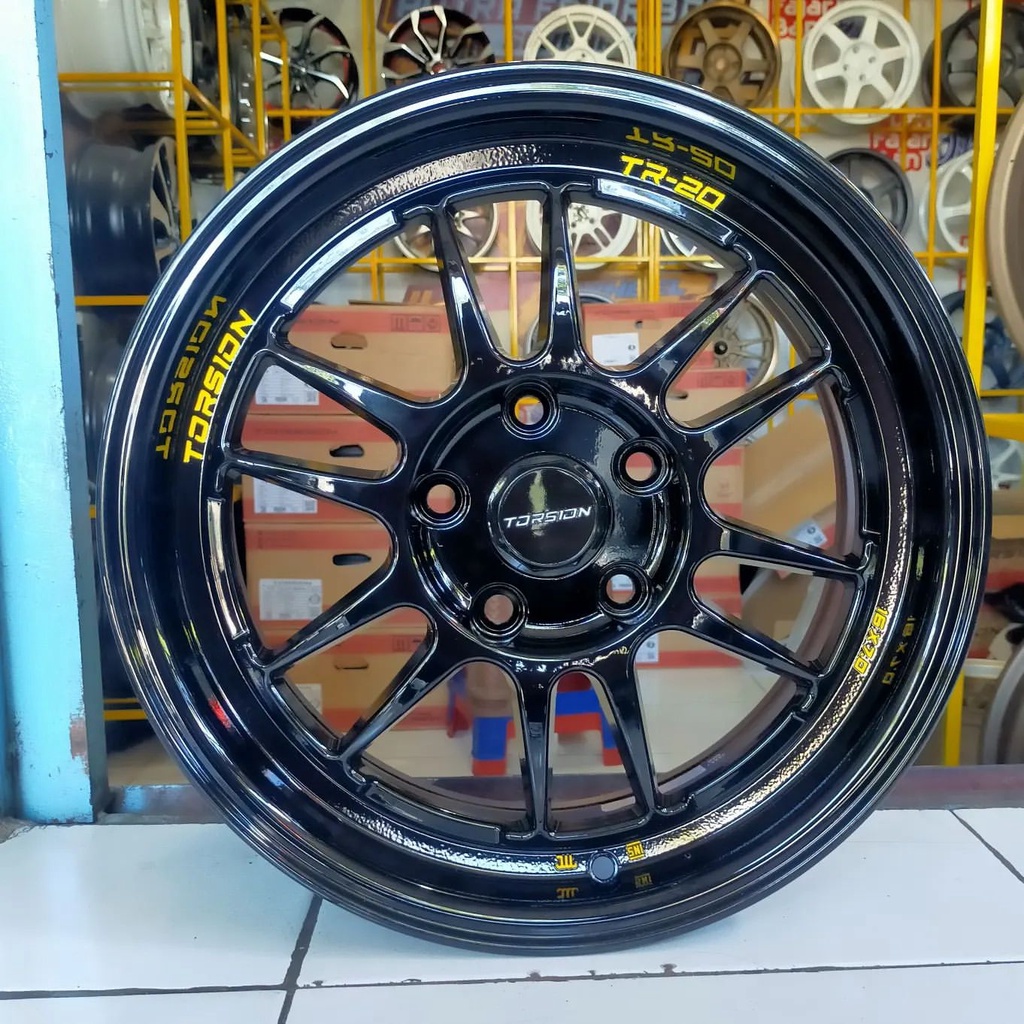 Jual velg mobil ring 16 Torsion TR20 r16x7 Pcd 5x114,3 velg mobil ...
