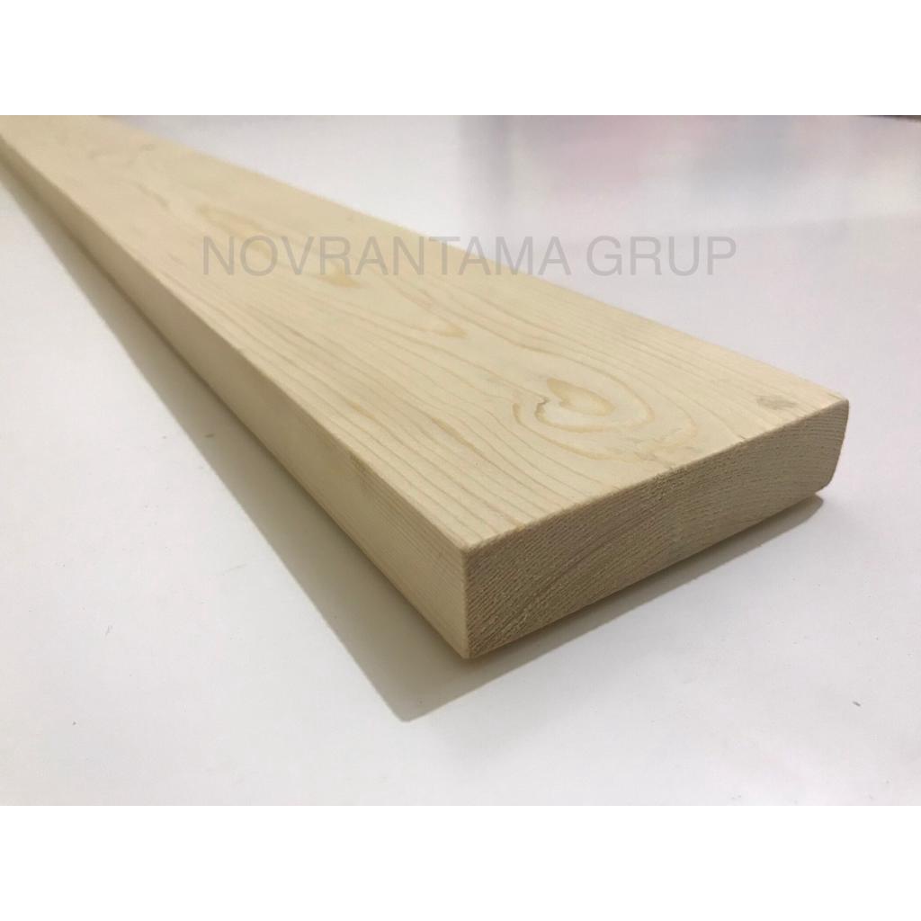Jual Papan Kayu Jati Belanda 10x2 cm panjang 40 cm , papan kayu jati ...