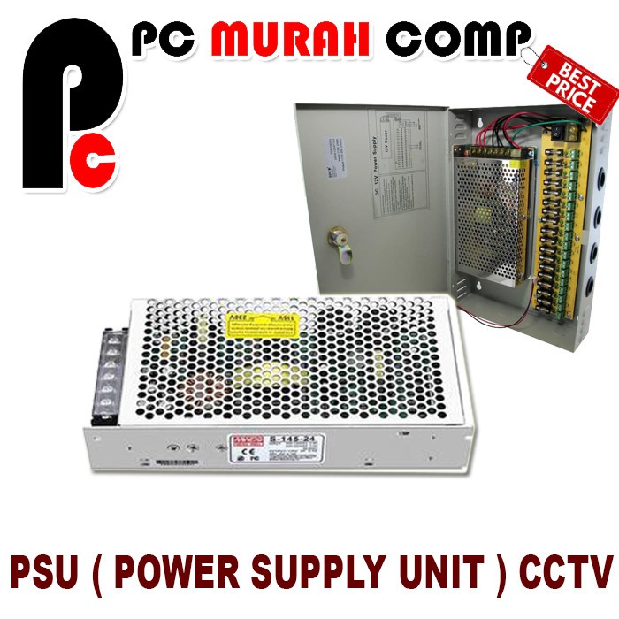 Jual PSU POWER SUPPLY UNIT CCTV 5V 25A Mean Well LRS-145-5 | Shopee Indonesia