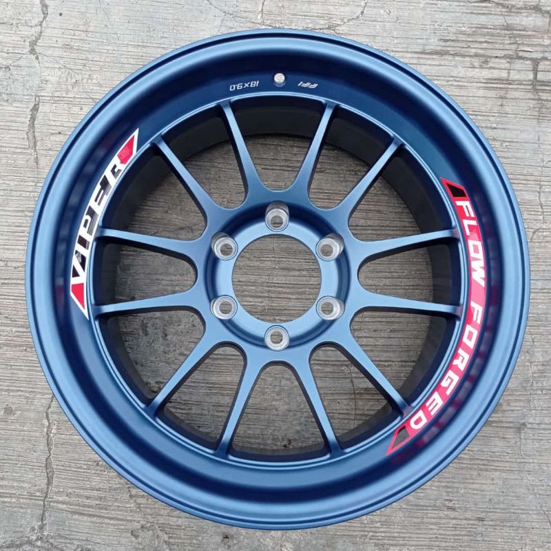 Jual velg viper flow forged r18 velg viper pajero fortuner hilux triton ...