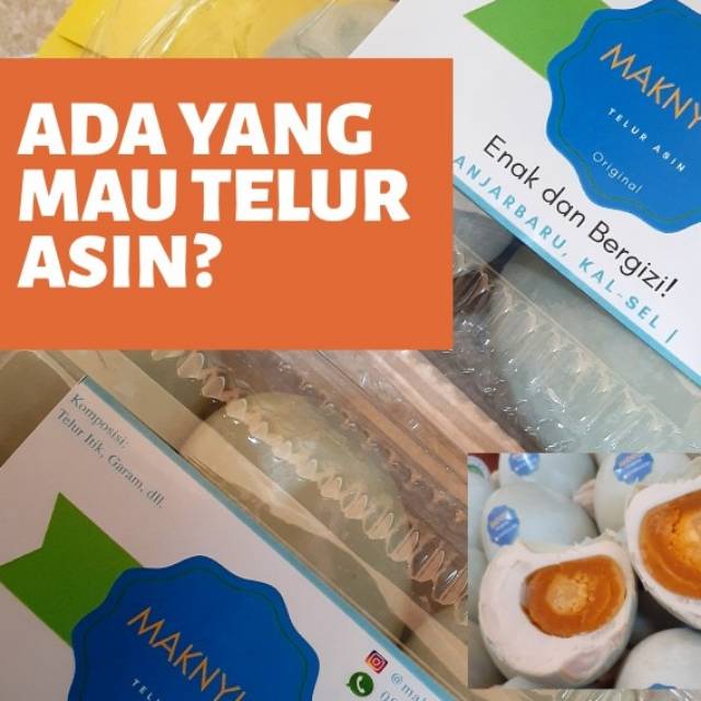 Jual Maknyus Telur Asin 6pcs per pack | Shopee Indonesia