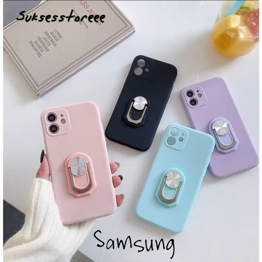 Jual Softcase Ringstand Macaron Pelindung Camera SAMSUNG A32(5G) A13(4G) A03(Real 3lubang) A33 ...