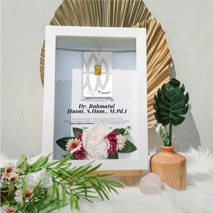 Jual Figura Custom / 3D Frame Kado Hadiah Kenang-kenangan Purna Tugas ...