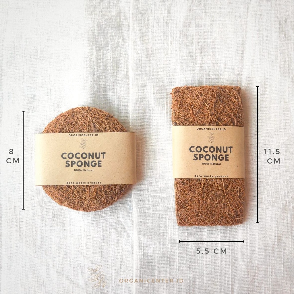 Jual Coconut Sponge Spons Sabut Kelapa Alami Cuci Piring Natural Zero ...