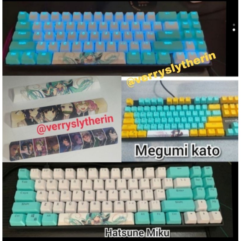 Jual Keycaps PBT + SpaceBar Anime | Shopee Indonesia