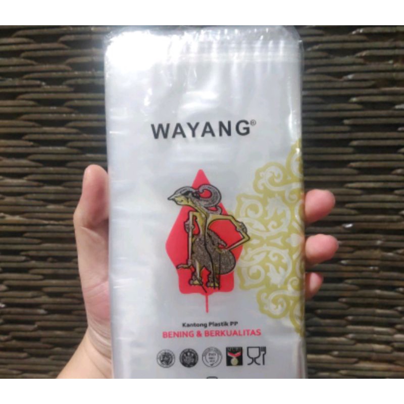 Jual PLASTIK WAYANG UKURAN 10X20CM PER PACK | Shopee Indonesia