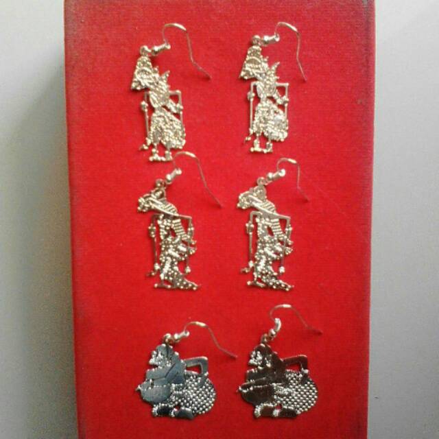 Jual Anting wayang kuningan asli krum perak 925 | Shopee Indonesia