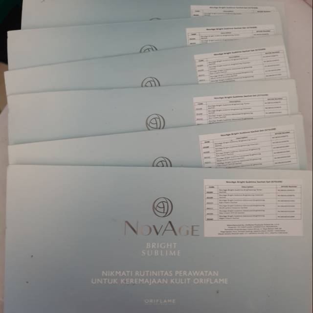 Jual Novage bright sublime sachet set | Shopee Indonesia