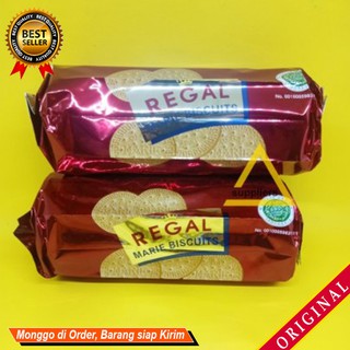 Jual Kue Biskuit Roti marie susu Jajanan camilan REGAL Marie Biscuits ...