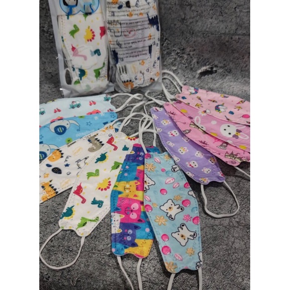 Jual PACK PUTIH 10PC.MASKER ANAK KIDS CHILD KF 94 BOY Dan GIRL PROMO ...