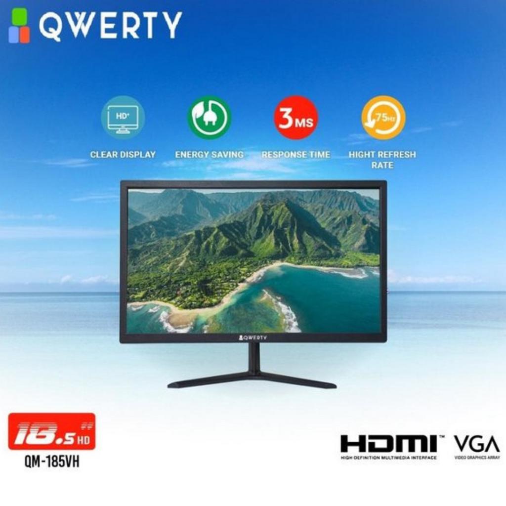 Jual LED Monitor Komputer 19 inch QWERTY QM-190VH HD Layar Monitor 19 ...