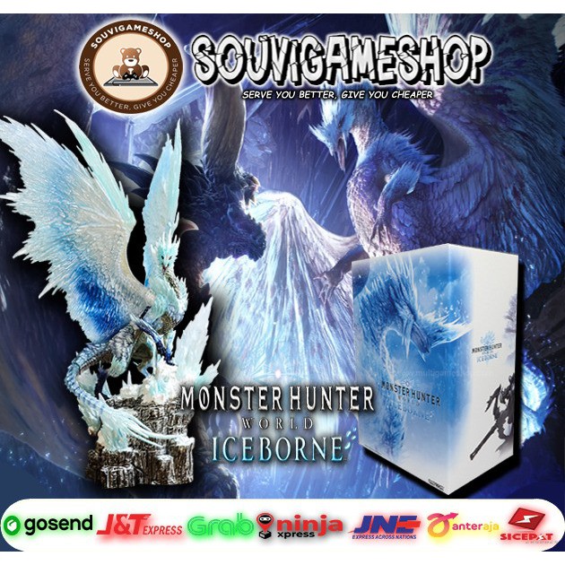 Jual Monster Hunter World Iceborne Velkhana Statue, Artbook, & Metal ...