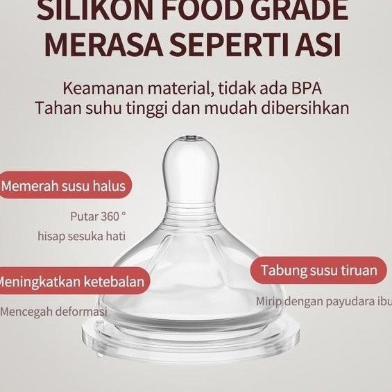 Jual Oberni Botol Susu 240 ml Leher Lebar Bahan Plik Tristan P39. V5P4 ...