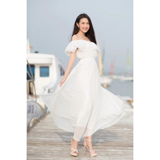 Jual REDY LAGI 0179/ D0356 YURINA / MALAIKA /RUFFLE JULIET DRESS OFF ...