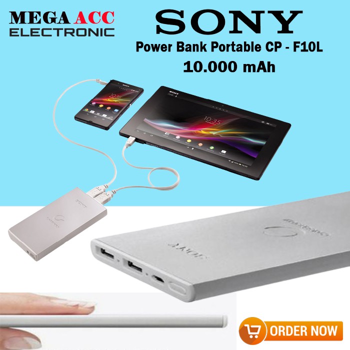 Jual Power Bank SONY Portable Charger 10000 Mah ( REAL CAPACITY ...