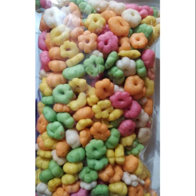 Jual Jajanan jadul bunga mantili makanan ringan enak gurih renyah ...