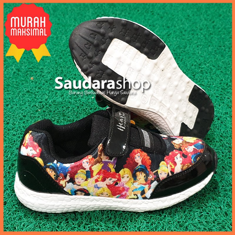 Jual Sepatu Anak HEART PRINCESS Hitam / Sepatu PRINCESS Anak Hitam ...