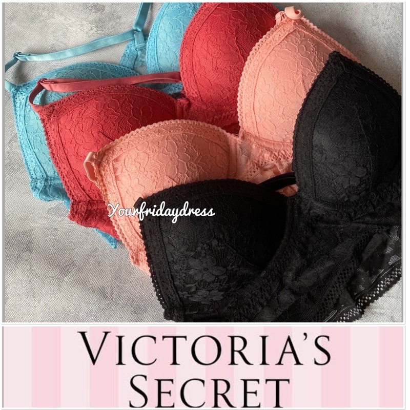 Jual Victoria Secret Lacie Wireless Brallette Halter Racerback T Bra ...
