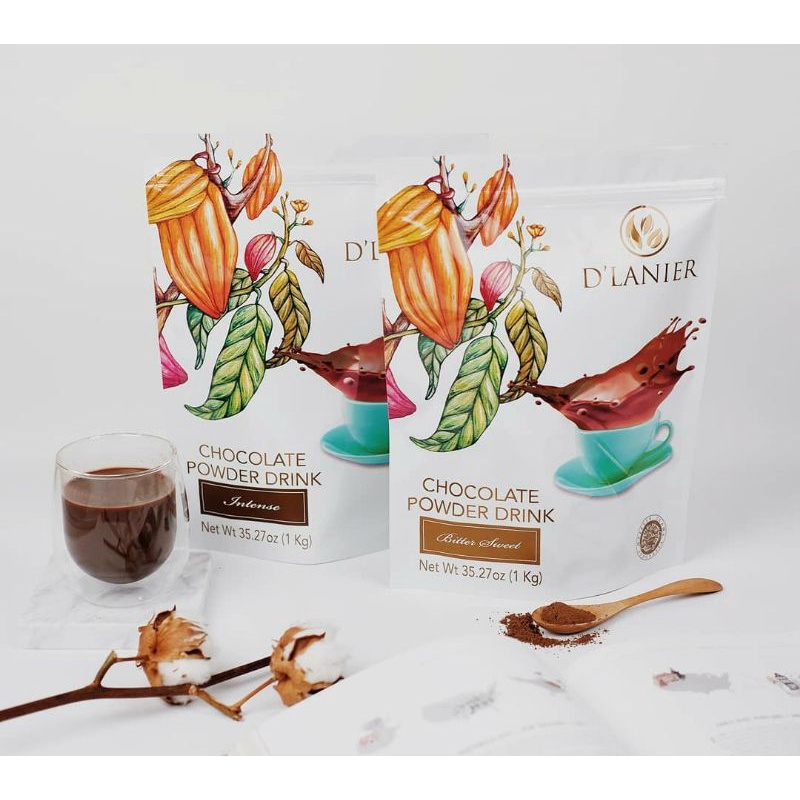 Jual D'lanier Chocolate Powder Drink 1 kg | Shopee Indonesia