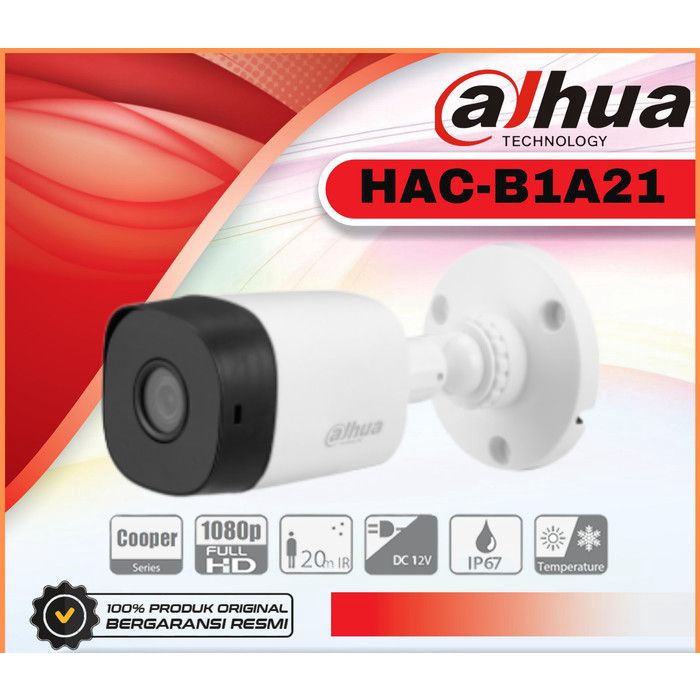 Jual CCTV Outdoor DAHUA B1A21 Cooper Series 2mp | Shopee Indonesia