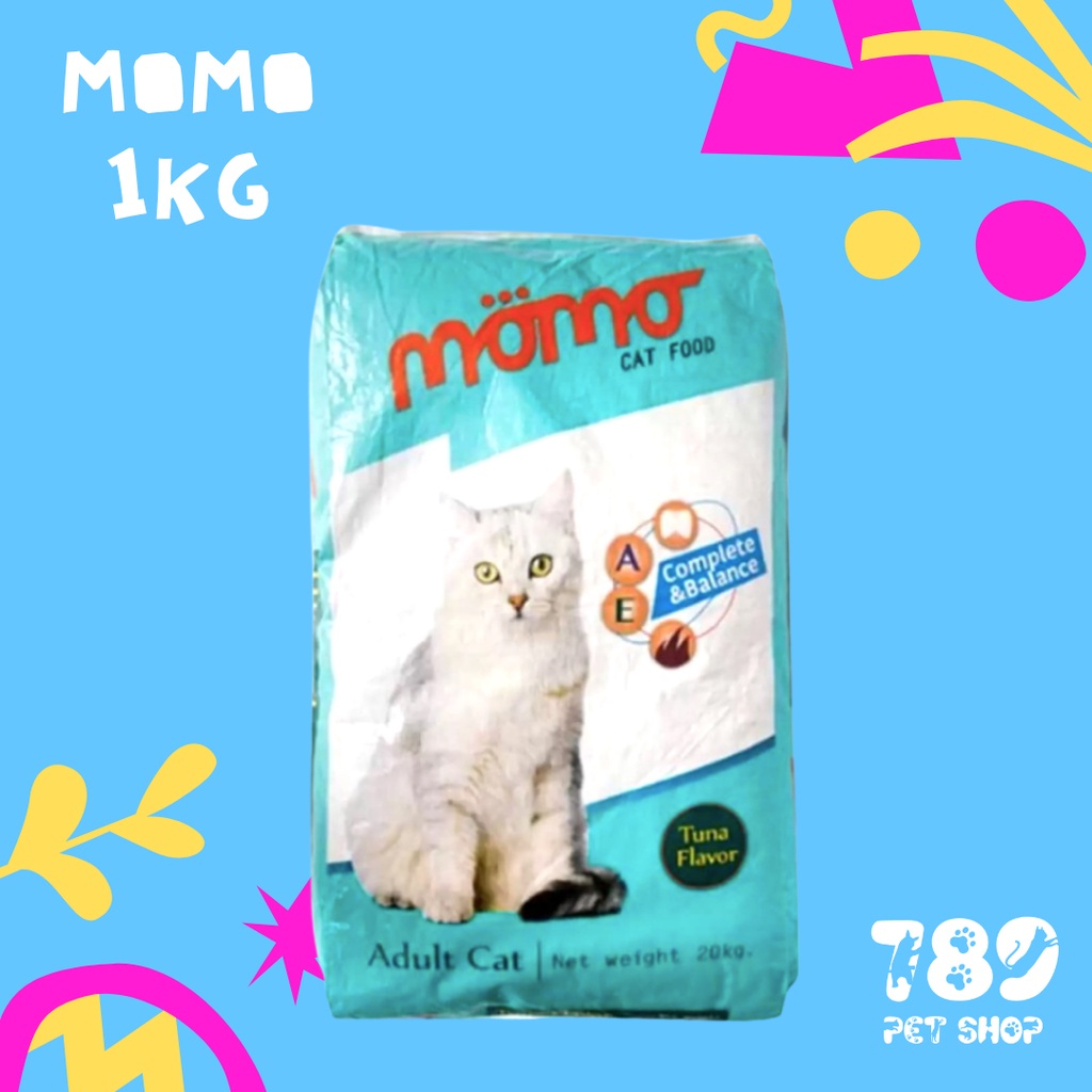 Jual Momo Cat Food - Makanan Kucing Premium Kering Cat Dry Food 1kg ...