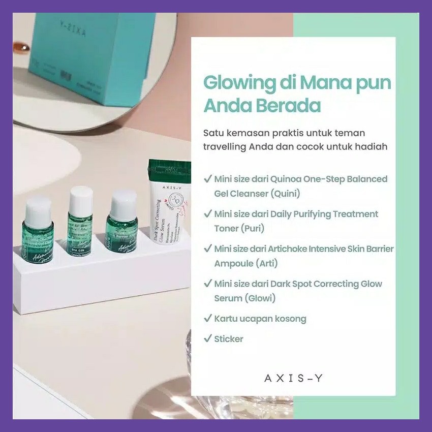 Jual Axis-Y Mini Glow Set (trial kit) | Shopee Indonesia